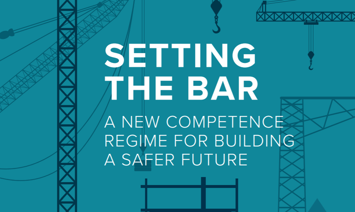 Setting the Bar Report Published - The Final Report of the Competence ...