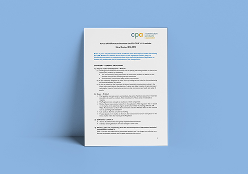 Technical and Regulatory - Construction Products Association